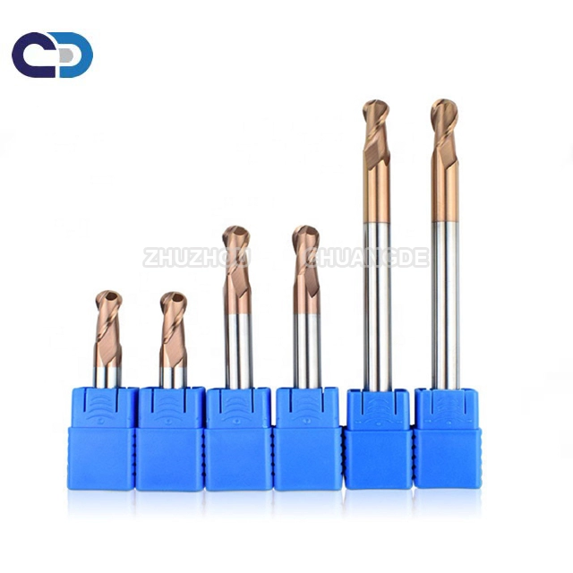 Tungsten Ballnose Carbide CNC Router Bits/2F Ball Nose End Mills